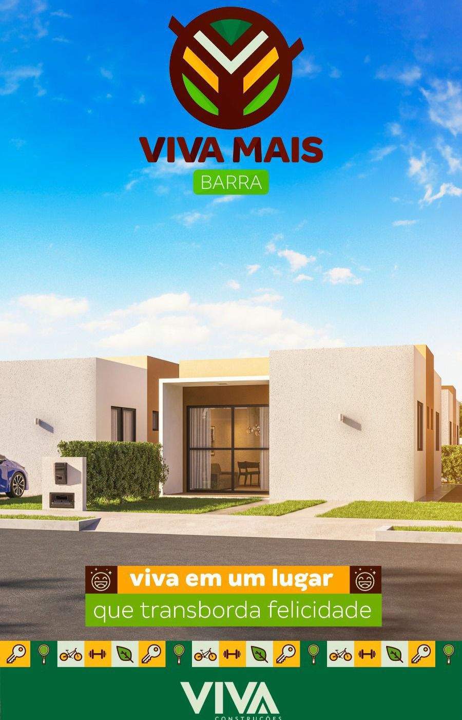 Casa à venda no VIVA MAIS BARRA, OLHOS D'ÁGUA, Barra dos Coqueiros, SE