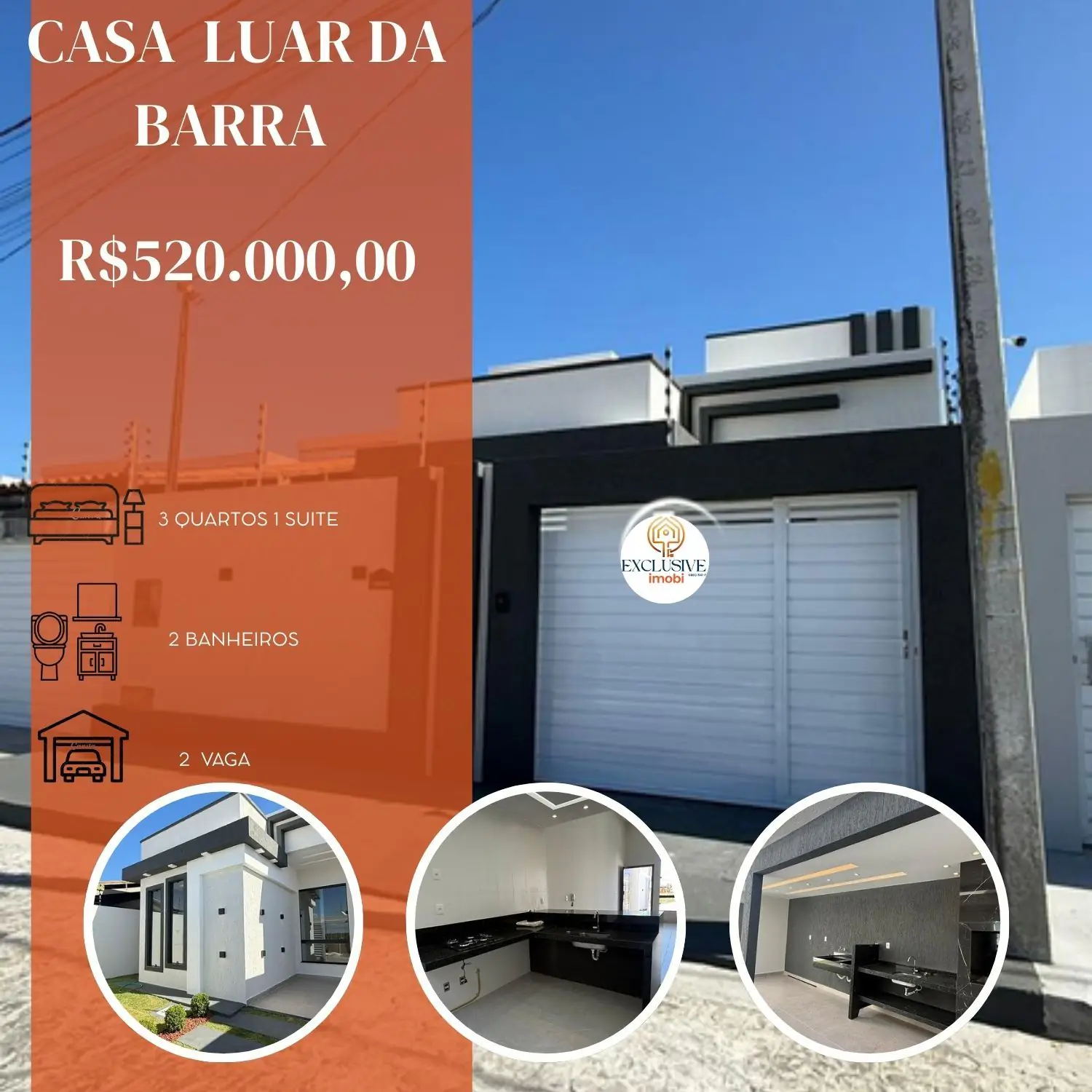 Casa à venda, LUAR DA BARRA, Barra dos Coqueiros, SE